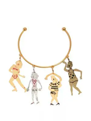 Bimba Y Lola Figure Pendant Necklace - Gold