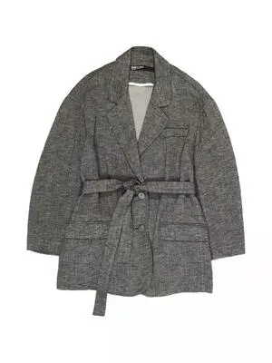 Bimba Y Lola Belted Tailored Coat