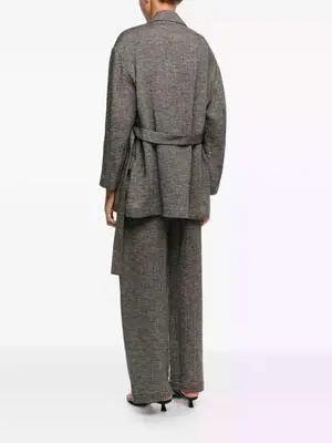 Bimba Y Lola Belted Tailored Coat