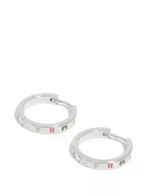 Bimba Y Lola Lettering Hoop Earrings