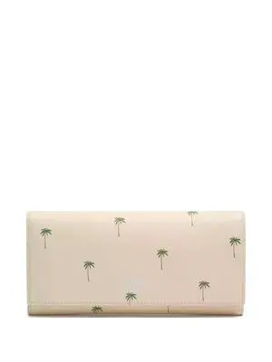 Bimba Y Lola Palms Large Wallet - Neutrals