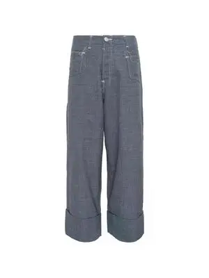 Junya Watanabe X Levi's Cuffed Pocket Wool Trousers - Blue
