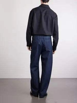 LEMAIRE Twisted Barrel-leg Belted Organic Jeans