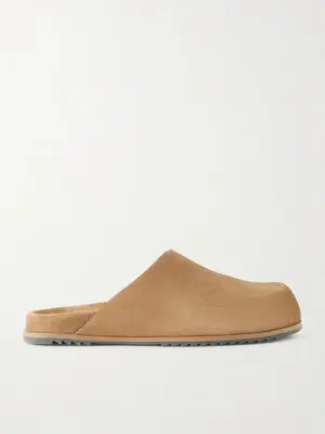Rick Owens Granola Suede Mules