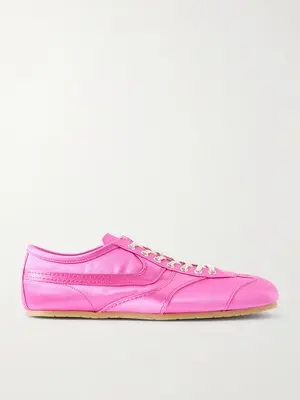 Dries Van Noten Satin Sneakers - Pink