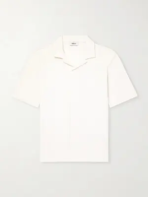 Altea Jean Camp-collar Cotton-piqué Shirt