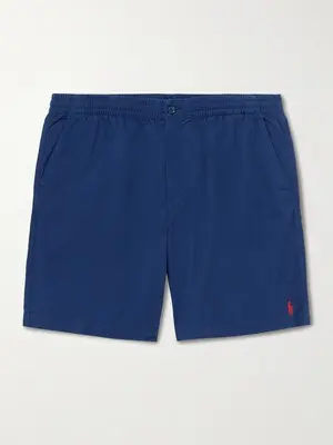 Polo Ralph Lauren Straight-leg Cotton Shorts - Blue