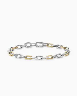 David Yurman Dy Madison® Chain Bracelet - Sterling Silver/18k Yellow Gold