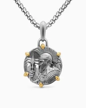David Yurman Ares Amulet - Sterling Silver/18k Yellow Gold