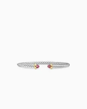 David Yurman Micro Cable Flex Teen Bracelet - Pink Tourmaline