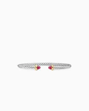 David Yurman Micro Cable Flex Bracelet - Ruby