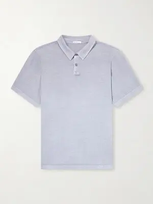 JAMES PERSE Supima Cotton-jersey Polo Shirt