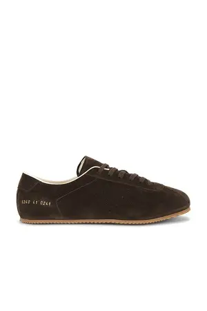COMMON PROJECTS Suede Driving Shoe In Brown - Khaki