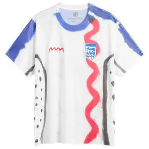 NAVINDER NANGLA Ingerlund Football Jersey - White/blue/red