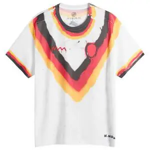 NAVINDER NANGLA Germoney Football Jersey - White/red/yellow/orange