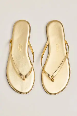 Tkees Thong Sandals - Gold Metallic