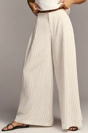 Maeve Draped A-line Palazzo Pants