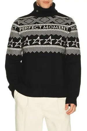 Perfect Moment Fairisle Sweater - Black