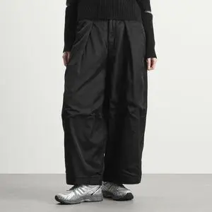 You Must Create Deadbeat Satin Trousers - Black