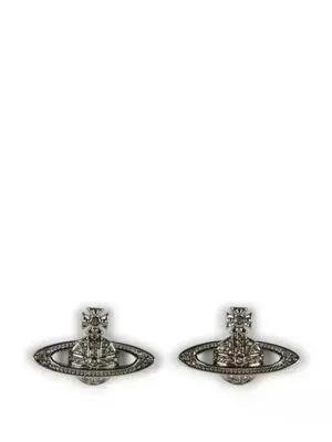 VIVIENNE WESTWOOD Mini Bas Relief Earrings - Silver