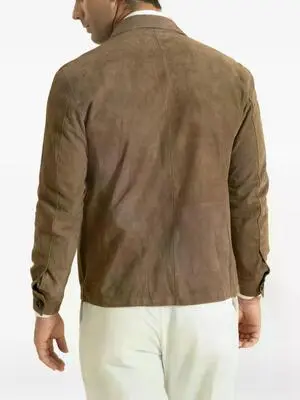 Eleventy Button Front Shirt Jacket - Neutrals
