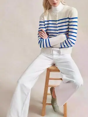 LA LIGNE Striped Cardigan