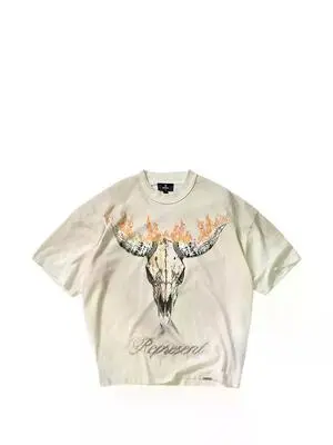 REPRESENT Graphic Print T-shirt - Neutrals