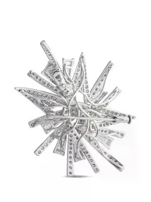 LB EXCLUSIVE Diamond Geometric Brooch