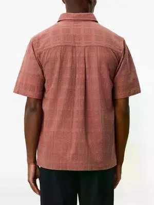 LES DEUX Charlie Checked Short-sleeve Shirt