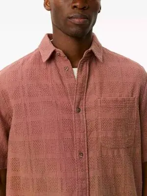 LES DEUX Charlie Checked Short-sleeve Shirt