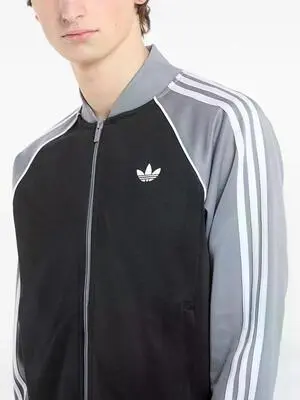 Adidas Three-stripe Track Jacket - Black