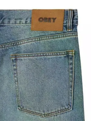 Obey Boxcar Straight-leg Jeans
