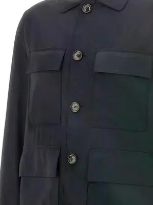 MONTECORE Flap-pocket Buttoned Shirt Jacket