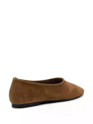 By Far Topstitch Ballerina Flats