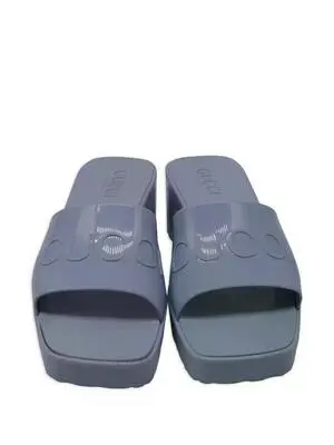 Gucci Embossed-logo Sandals