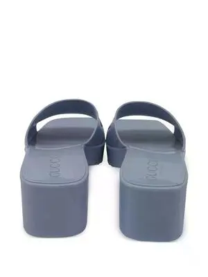 Gucci Embossed-logo Sandals