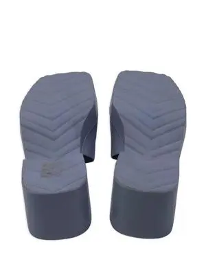 Gucci Embossed-logo Sandals