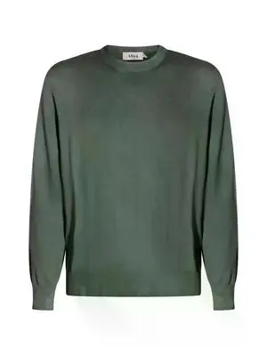 Altea Ribbed Crew Neck Sweater - Green