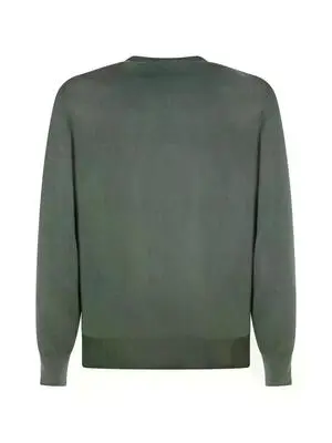 Altea Ribbed Crew Neck Sweater - Green