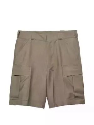 Prada Mohair And Wool Cargo Bermuda Shorts