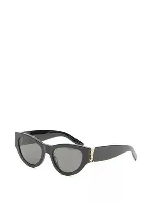 Saint Laurent Thick Frame Monogram Sunglasses