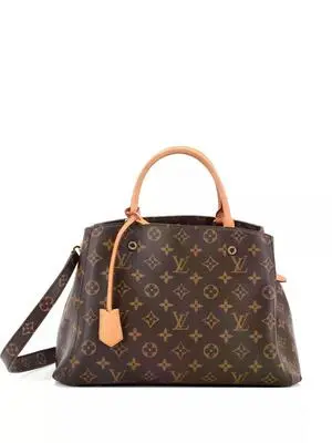 LOUIS VUITTON Montaigne Handbag Monogram Canvas Mm