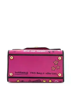 Dolce & Gabbana Printed Leather Mini Satchel With Top Handle