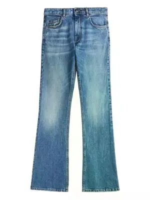 FAY Distressed-effect Flare Jeans - Blue