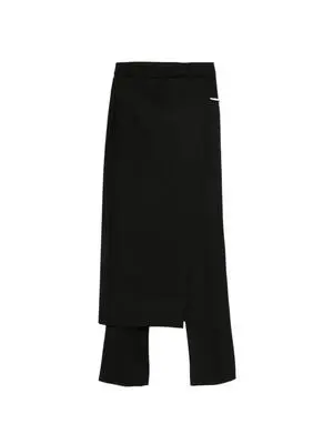 Sportmax Asymmetric Panel Trousers