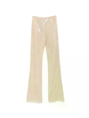 Oseree Sequin Trousers - Neutrals