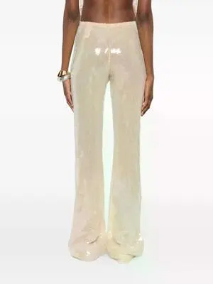 Oseree Sequin Trousers - Neutrals