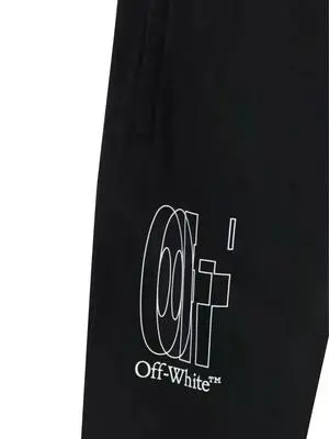 Off-White Arrow-graphic Track Pants - Black