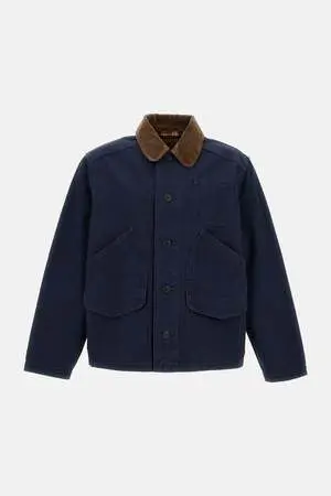 Filson Jacket In Cotton Canvas - Blue