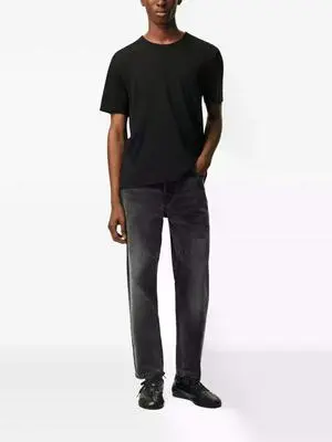 AMI Paris Tapered Buttoned Jeans